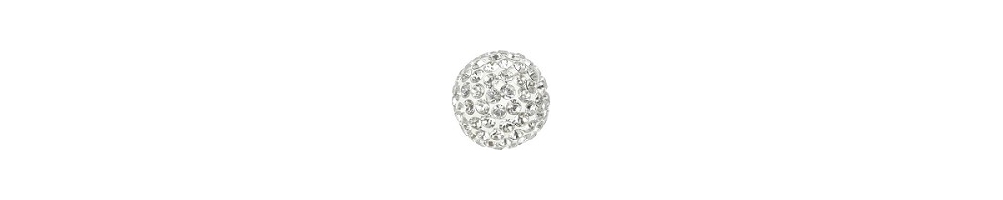 Pave ball 8mm